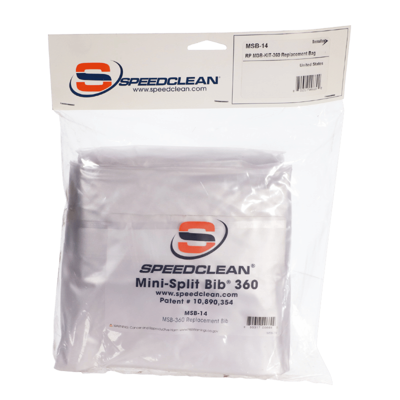 Mini-Split Bib Kit 360 MSB-360-KIT | Mini-Split Bib Kits | SpeedClean